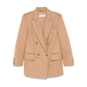 Max Mara Braune Kamelhaarmantel Oberbekleidung - - Jackets - Damen - Braun - M