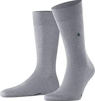 Burlington Lord Chaussettes Homme Coton Biologique Durable Blanc Noir Plus De Couleurs Unies Coupe Mi-Mollet Pour Été Ou Hiver 1 Paire