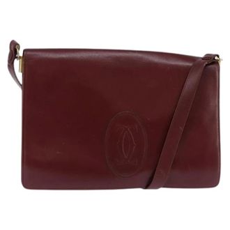 Cartier Sac bandouli&egrave;re vintage Pre-owned - Femme - Pre-owned - Rouge - Taille: ONE Size