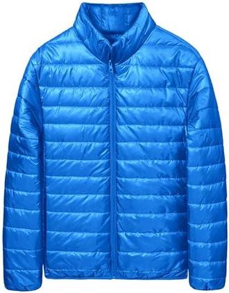 Generico Doudoune Femme 100 Grammes Rempli L&eacute;ger Chaud Veste Hiver Anti-Vent Matelass&eacute;e Doudounes Sans Capuche Manches Longues Grande Taille &Eacute;l&eacute;gant Manteau D&eacute;