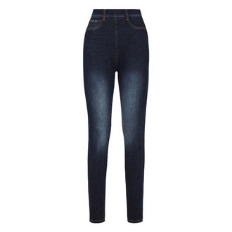 Philipp Plein Super High Waist Jegging - - Jeans - Damen - Blau - W27