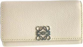 Loewe Porte-cl&eacute;s Pre-owned - Femme - Pre-owned - Beige - Taille: ONE Size