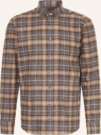 van Laack Van Laack Flanellhemd Roy Tailor Fit braun