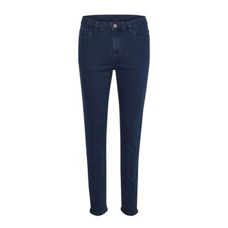 Kaffe Femme, Jeans, Bleu, Taille: 36 FR Jean Denim Bleu Fonc&eacute; Coupe Slim