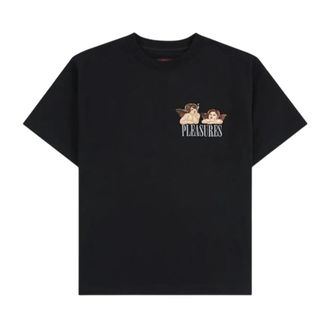 Pleasures Dynamic Kurzarm-Rundhalsausschnitt - - Tops - Herren - Schwarzk - M