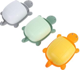 NUOBESTY Schildkr&ouml;ten Wandorganizer aus Langlebigem Pp 3 St&uuml;ck H&auml;nge Aufbewahrungsset f&uuml;r Badezimmer K&uuml;che und B&uuml;ro