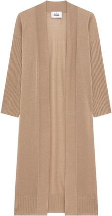 Alpha Studio Femme, Pulls, Beige, Taille: 38 FR Cardigan Long