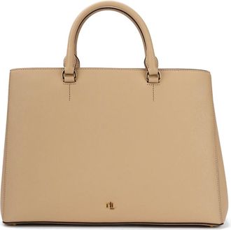 Ralph Lauren Femme, Sacs, Beige, Taille: ONE Size Hanna 37 Satchel Large