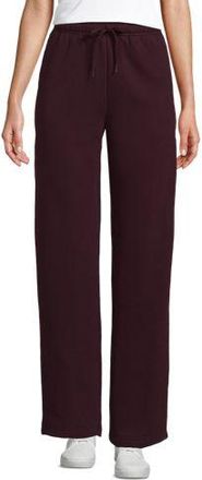 Lands End Jogginghose mit geradem Bein SERIOUS SWEATS, Damen, Größe:48-50 regular, Rot, Baumwoll-Mischung/Polyester-Mischung, by Lands End