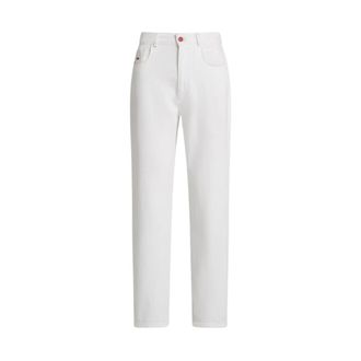 Kiton Schmale Denim-Hose - - Jeans - Damen - Wei&szlig; - XS