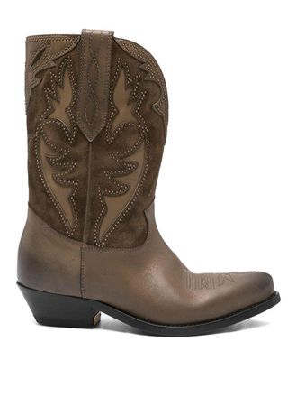 Golden Goose Bottes - Marron Clair