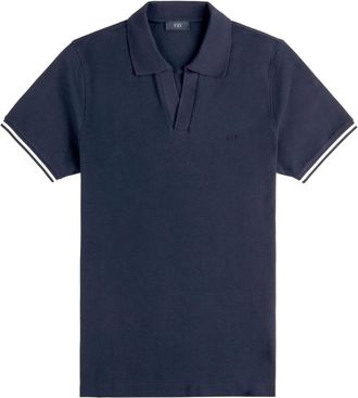 Fay Homme, Tops, Bleu, Taille: XL Polo Slim-fit