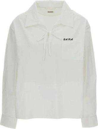 Bode Homme, Chemises, Beige, Taille: S Maze Long Sleeve Shirt