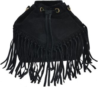 Roberta M Schwarz Rindsledertasche