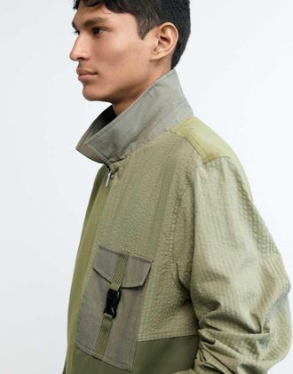 Desigual Veste militaire &agrave; poches - Vert