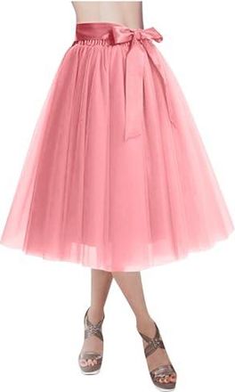 Generic Jupe Longue avec Ceinture Culotte Fendue Élastiquée Lin Léopard À Fente Matelassée Tricot Africaine Charleston Minijupe Métallique Côté Godets Accordé