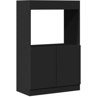 vidaXL Highboard Schwarz 63x33x100 cm Holzwerkstoff Vidaxl
