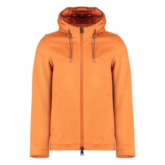 Herno Kaschmirjacke mit verstellbarem Kordelzugsaum - - Jackets - Herren - Orange - XL