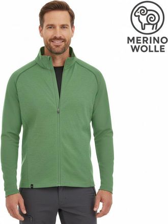 Maul Trekkingjacke MERINOWOOL - Herren Maul Wolljacke Merino Jacke Translarna, green