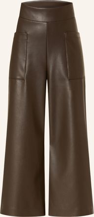 Joseph Ribkoff Culotte In Lederoptik braun