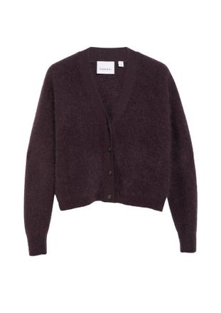 Comma Cardigan Strickjacke Strickjacke aus 100% geb&uuml;rstetem Kaschmir