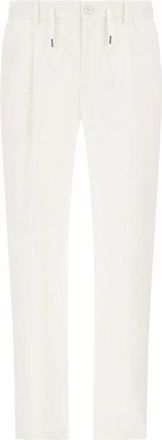 Herno Homme, Pantalons, Blanc, Taille: S Pantalon &agrave; Cordon de Serrage
