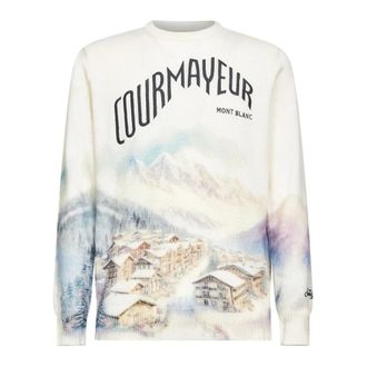 MC2 Saint Barth Courmayeur Snowland 10 Emb Sweater - - Knitwear - Herren - Mehrfarbig - XL