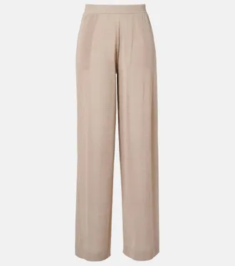 Alaia Ala&iuml;a Hose aus Leinen und Seide