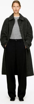 Arket Hose Mit Barrel Leg -Schwarz