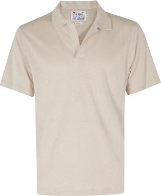 MC2 Saint Barth Homme, Tops, Beige, Taille: M Fraser Polo