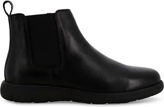 Melluso Bottines homme chelsea boot en cuir noir u55428, marron, 45 EU