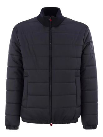 Kiton Gesteppte Bomberjacke - Blau