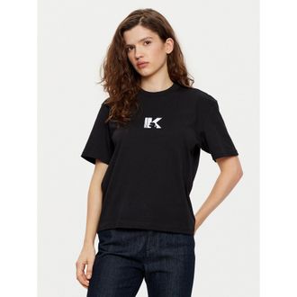Karl Lagerfeld T-Shirt A1W17031 Schwarz Regular Fit