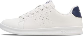 Hummel Unisex Daegu Sneaker, White/Navy, 41 EU