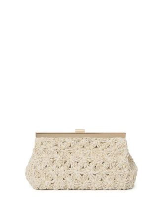 Fabiana Filippi pochette en crochet - Tons neutres