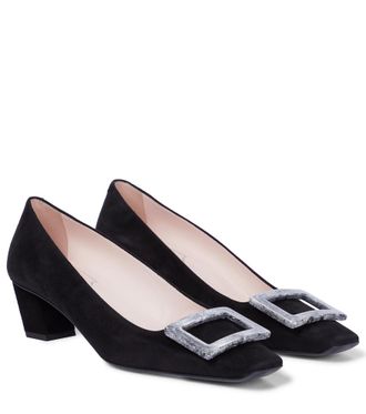 Roger Vivier Pumps Belle Vivier 45 aus Veloursleder