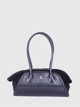 Vivienne Westwood Sac &agrave; bandouli&egrave;re Shirley en cuir lisse avec logo Orb