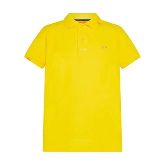 Sun 68 Spezielles gef&auml;rbtes Baumwoll-Poloshirt - - Tops - Herren - Gelb - XL