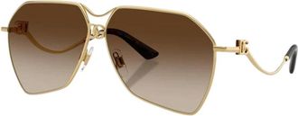 Dolce & Gabbana Femme, Accessoires, Jaune, Taille: 62 MM Lunettes de soleil