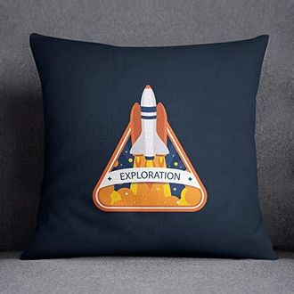 Questo Casa Dekorativer Kissenbezug, Kissenbezug, Heimdekoration, für Sofa, Café, Größe: 45 x 45 cm - entworfen und hergestellt in Türkiye