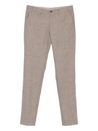 Corneliani Hose mit gekn&ouml;pften Taschen - Nude