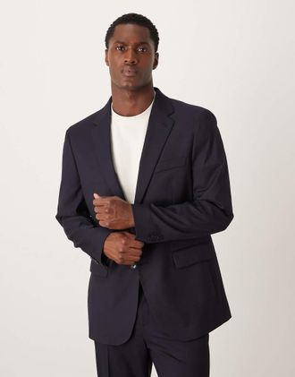 Mango Blazer ajusté - Bleu marine