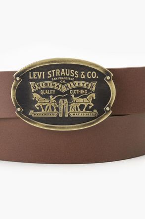 Levi's Billy Plaque G&uuml;rtel - Herren - Braun / Braun