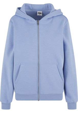 Urban Classics Damen Kapuzenpullover Ladies Fluffy Zip Hoody, Flauschiger Kapuzenpullover mit Rei&szlig;verschluss f&uuml;r Frauen, Loose Fit
