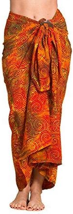 Panasiam Sarong B010 Orange tones, XL