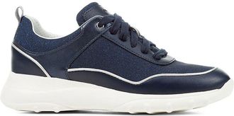 Geox Mädchen D Alleniee B Sneaker, Navy, 39 EU