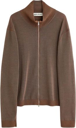 Our Legacy Homme, Sweatshirts et sweats &agrave; capuche, Brun, Taille: L Cardigan Float
