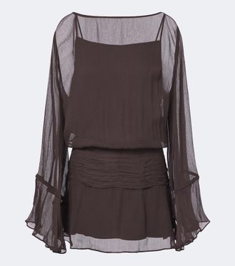 Staud Minikleid Beatrix aus Chiffon