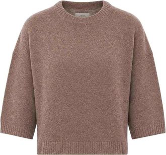 Loulou Studio Pull Col Rond - Beige