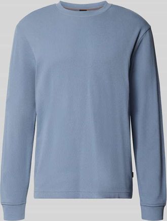 Boss Orange by Hugo Boss Regular Fit Langarmshirt aus Baumwoll-Mix Modell Tempest